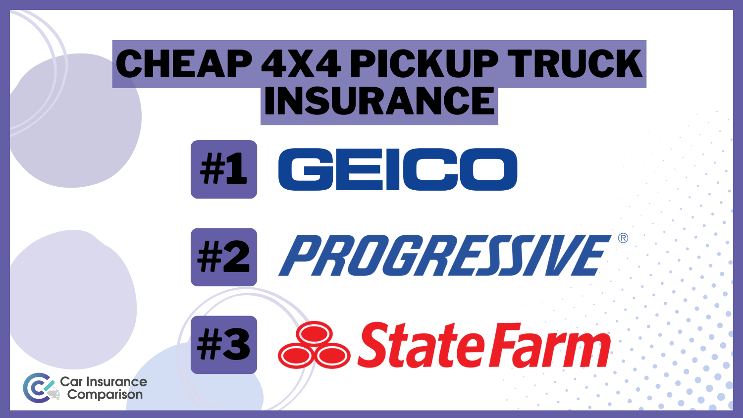 Cheap 4x4 Pickup Truck Insurance in 2024 (Save With These 10 Companies ...