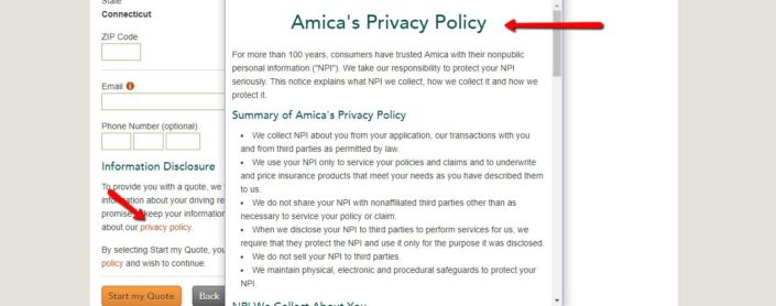 How do you get an amica mutual car insurance quote online ...