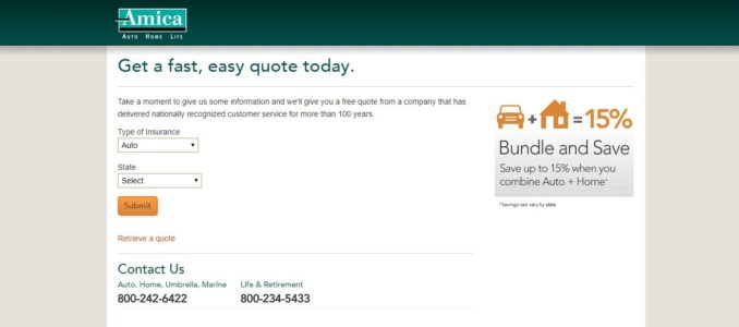 How do you get an amica mutual car insurance quote online ...