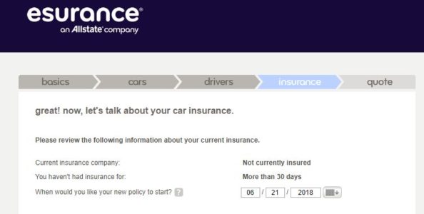 How do you get an Esurance car insurance quote ...