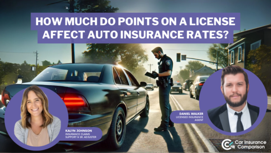 How much do points on a license affect car insurance rates ...