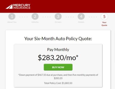 How do you get a mercury car insurance quote online ...