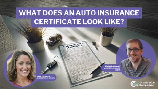 What does a car insurance certificate look like ...
